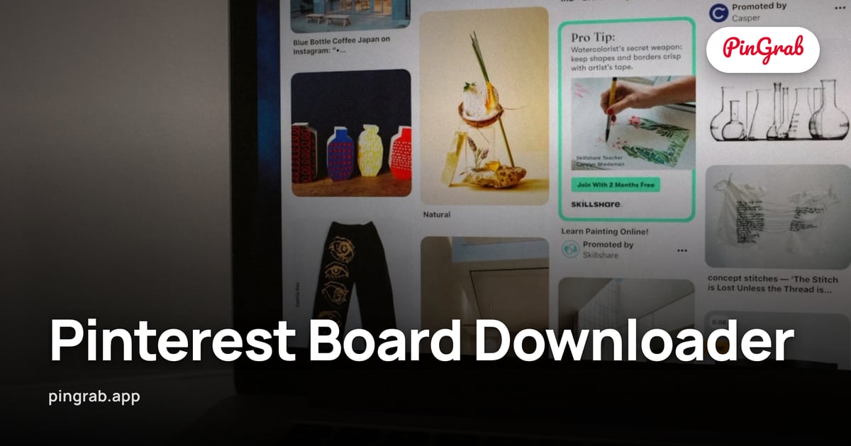 Pinterest Board Downloader — Export Entire Boards as ZIP or PDF